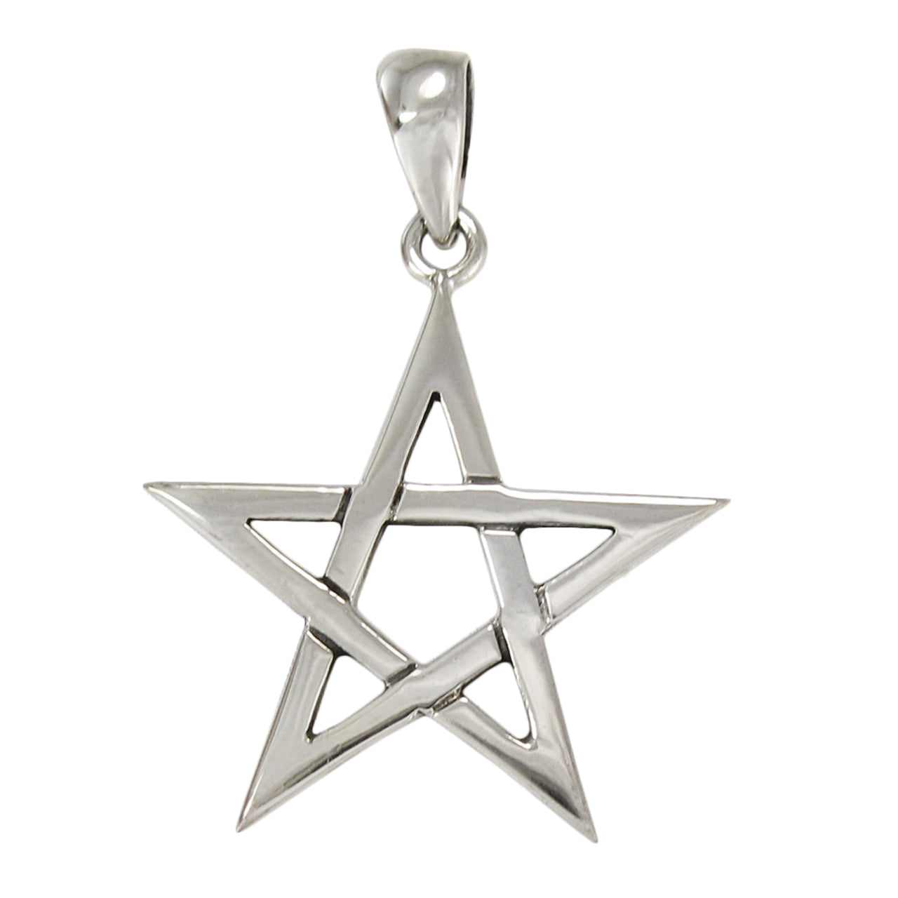 Sterling Silver Pentacle Pendant – Gemini's Eclectic Emporium