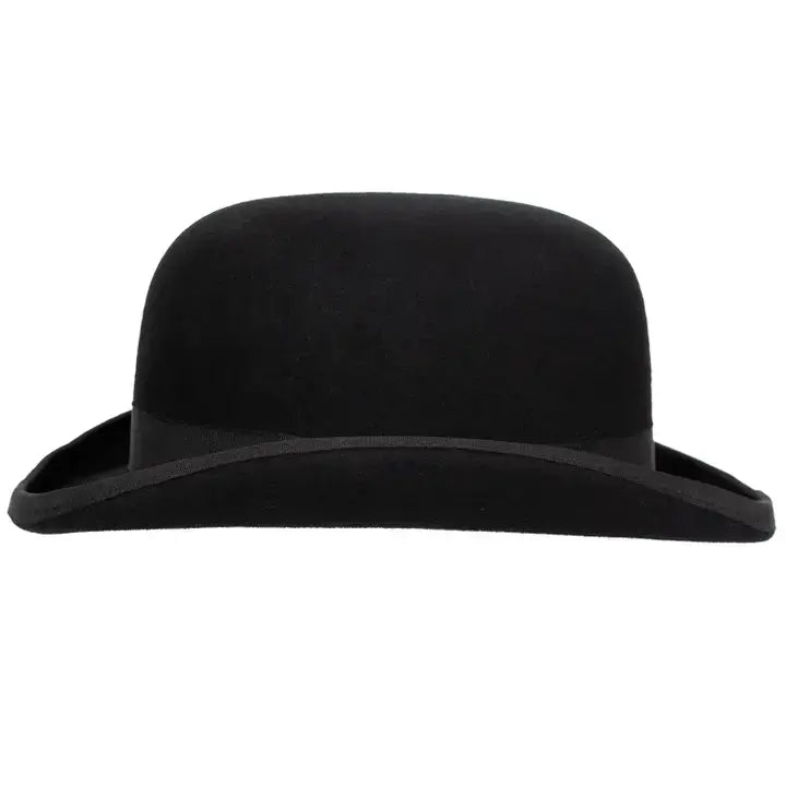 Fleming Black Wool Derby by 9th Street Hats - Open Sizing 6 – Gemini's ...